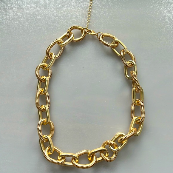 Mango | Jewelry | Mango Chunky Gold Chain Necklace | Poshmark
